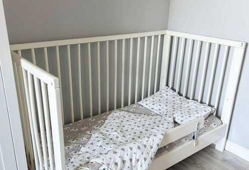 Кровать IKEA икеа детская бортик
