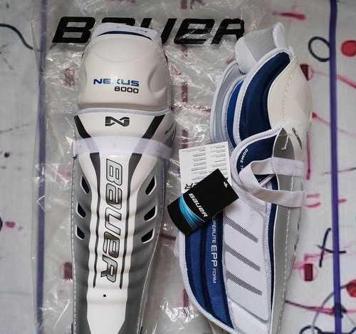 Новые Bauer Nexus 8000 17 Наколенники хоккейные