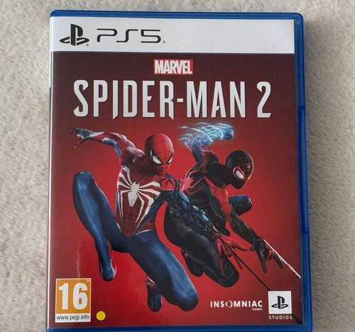 Spider man 2 ps5 диск на русском