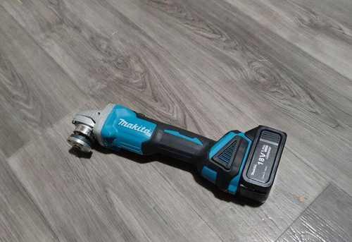 Аккумуляторная ушм (болгарка) makita 125мм