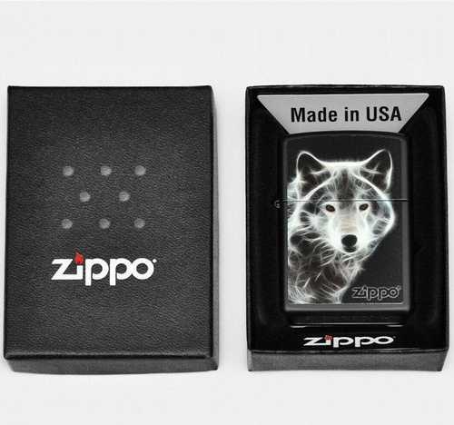 Зажигалка Zippo 28303 White Wolf Оригинал Новая