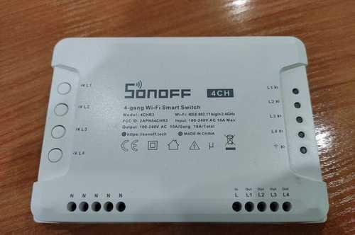 WiFi Реле 4хканальное, Sonoff 4chr3