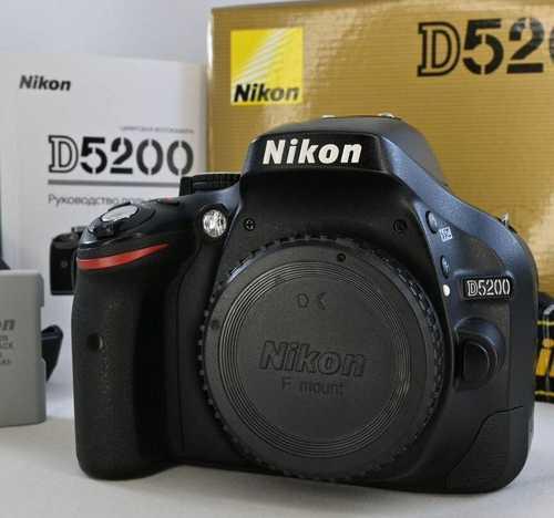 Nikon D5200 body пробег 345 кадров