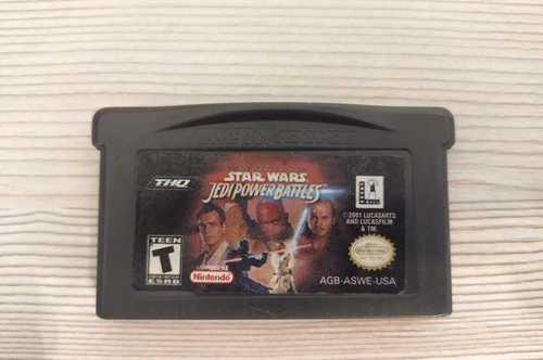 Картридж Star wars Jedi power battles GBA