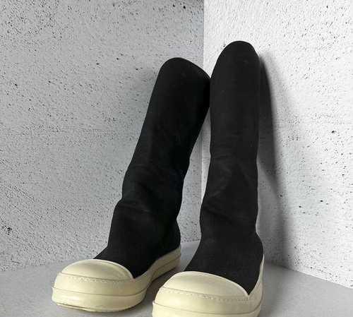 Вощённые кеды Rick Owens Socks - оригинал