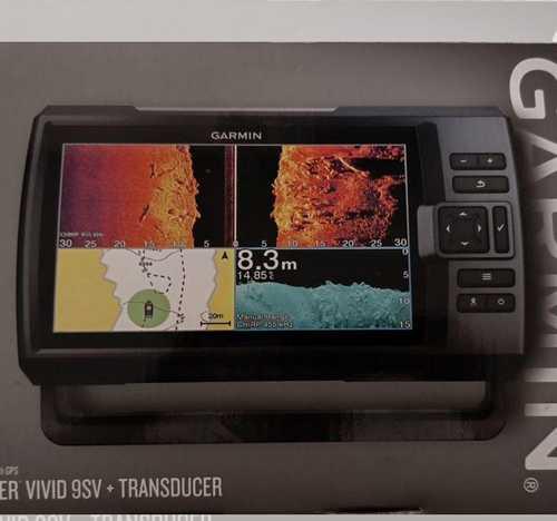 Эхолот garmin striker vivid 9sv с датчиком gt52