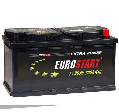 Аккумулятор eurostart Extra Power 90 Ah О.П