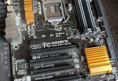 Материнская плата Gigabyte GA-Z97-D3H LGA 1150