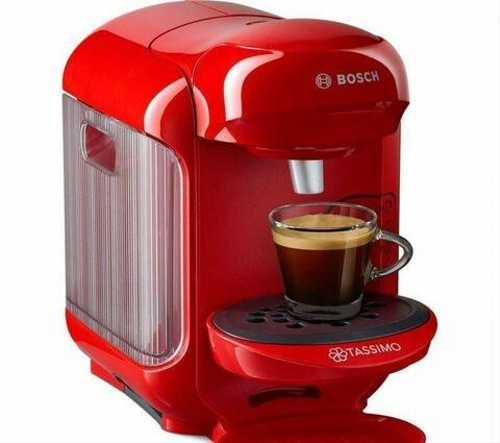 Кофеварка капсульная Bosch Tassimo vivy II красная