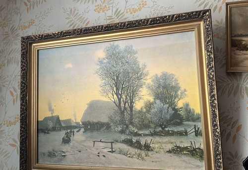 Картина зимний пейзаж. Автор Галстян Артак