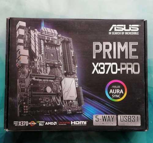 Материнская плата asus Prime X370-Pro