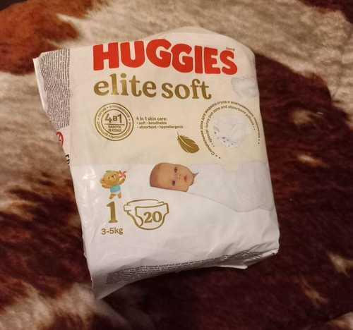 Подгузники huggies elite soft 1