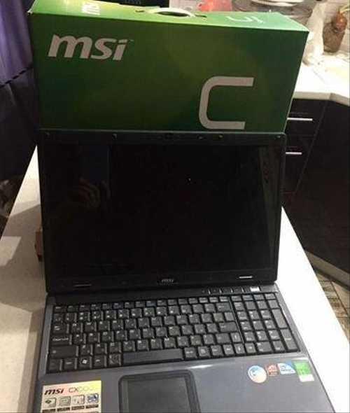 Ноутбук MSI cx600x