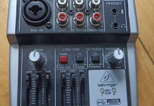 Микшерный пульт behringer xenyx 302usb