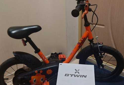 Детский велосипед btwin 500 14" Декатлон