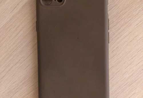 Чехол на iPhone 8 коричневый