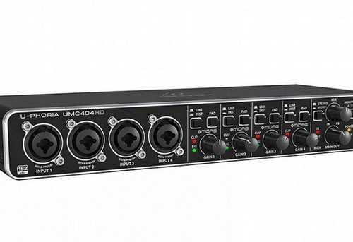 Behringer umc404hd внешняя звуковая карта новая