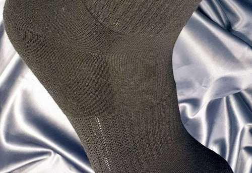 Носки nike премиум махровые, чёрные высокие