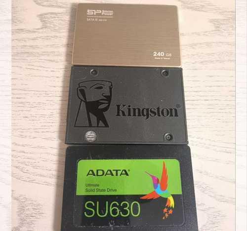 SSD диски б/у /120g/256g/480g/512g