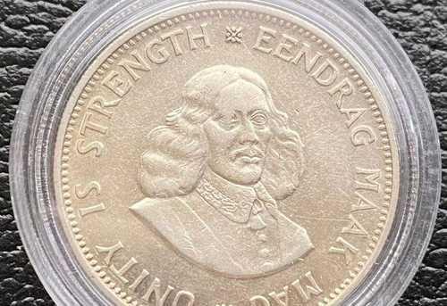 Монета Южной Африки 20 центов 1962 г. серебро