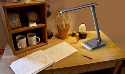 Лампа настольная LED Desk Lamp H10S 5W RGB коричне