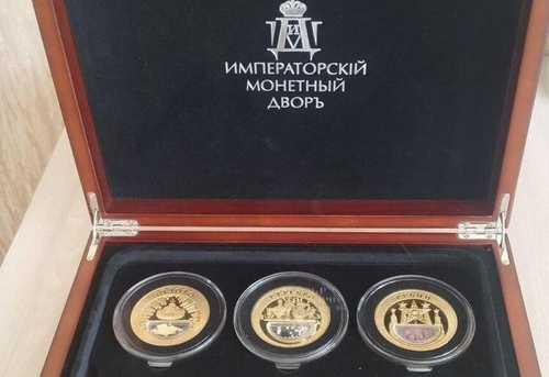 Набор памятных Медалей "Богатсво России"