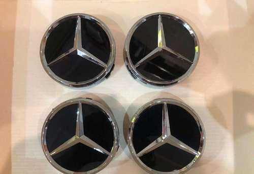Колпачки заглушки крышки дисков Mercedes 75мм