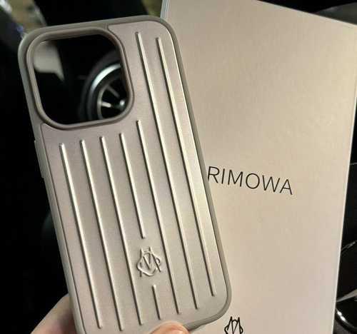 Чехол Rimowa алюминиевый iPhone 15 Pro серебряный