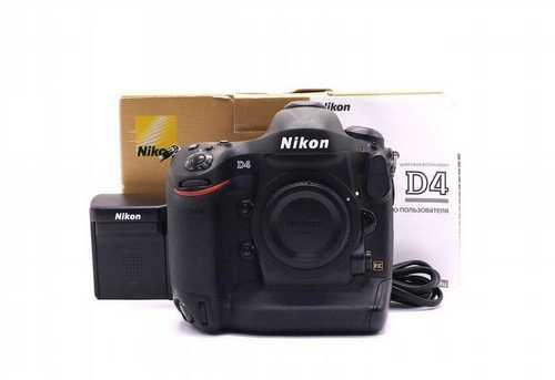 Nikon D4 body в упаковке (пробег 111920 кадров)