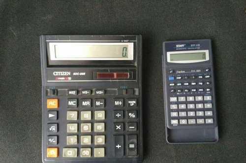 Калькулятор бухгалтерский и калькулятор инженерный