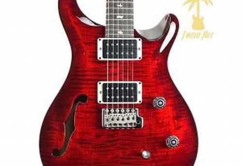 PRS CE 24 Semi-Hollow Fire Red Burst