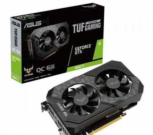 Видеокарта asus TUF-GTX1660TI-O6G-EVO-gaming GTX16