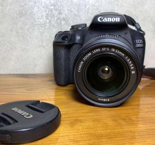 Фотоаппарат Canon eos 2000d kit