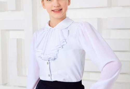 Школьная блузка для девочки, новая, 128
