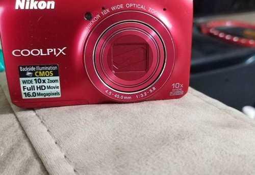Цифровой фотоаппарат Nikon collpix s6200