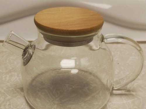 Заварочный чайник Бочонок из жаропрочного стекла