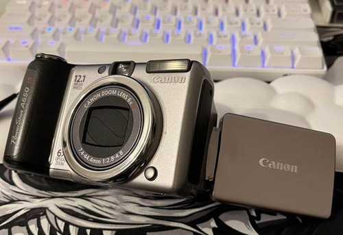 Компактный фотоаппарат Canon PowerShot A650 IS