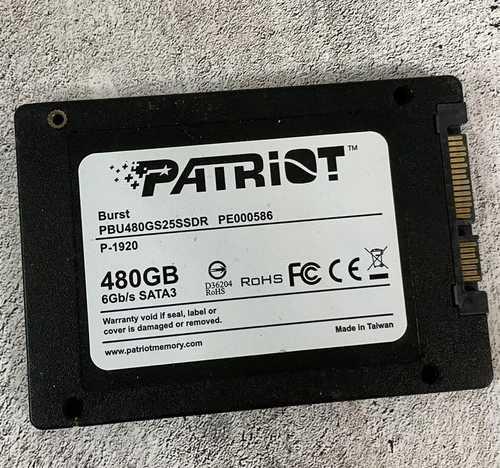 Ssd 480 gb patriot