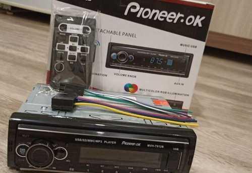 Магнитола pioneer, 1din новая