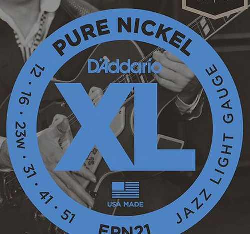 DAddario EPN21 XL Pure Nickel комплект струн для