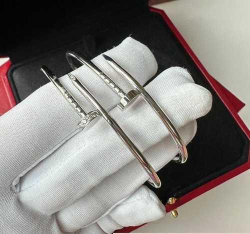 Браслет Cartier гвоздь с камнями