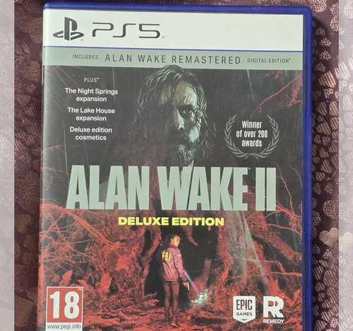 Alan wake 2 deluxe edition ps5 диск