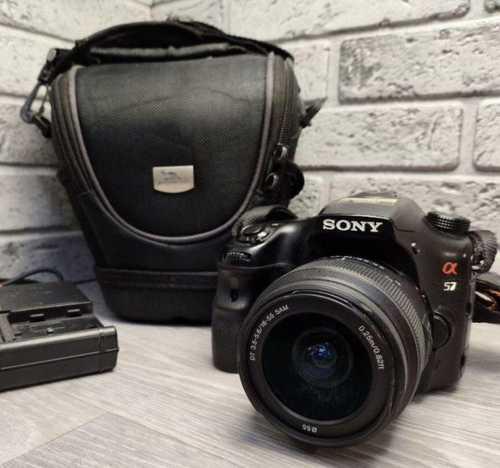 Зеркальный фотоаппарат Sony Alpha SLT-A57 kit 18-55