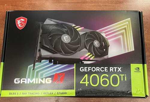 Видеокарта MSI RTX 4060Ti Gaming X 16Gb