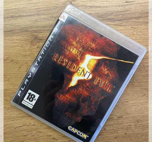 Диск на ps3 Resident Evil 5