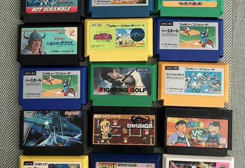 20 картриджей famicom