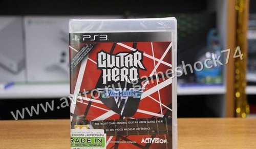 Guitar Hero Van Halen - PS3 Новый диск