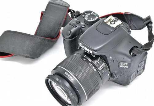 Зеркальная фотокамера canon EOS 600d