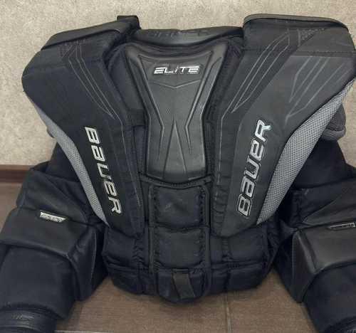 Вратарский нагрудник bauer elite sr L