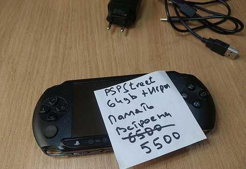 Sony PSP street 64 gb прошитая с играми